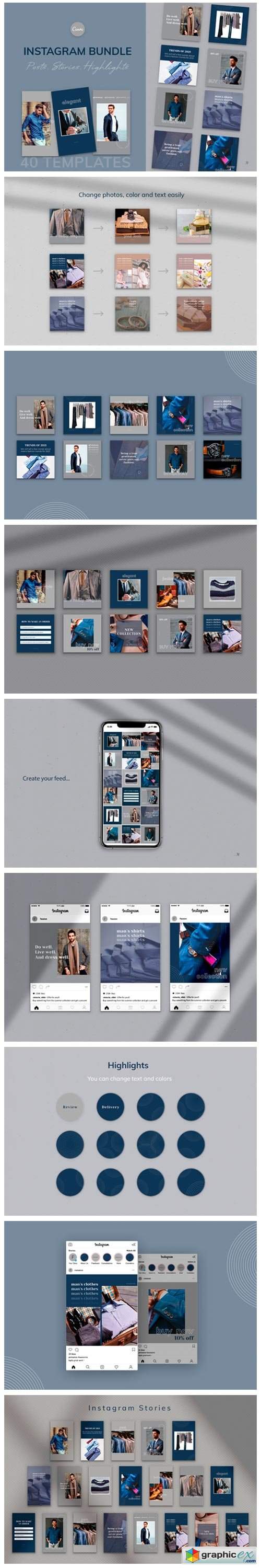 Elegant Canva Instagram Templates 6099216 Free Download Vector Stock 